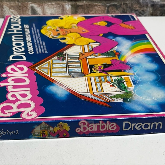 Barbie | Toys | Vintage 979 Barbie Dream House Colorforms Rare Play Set ...
